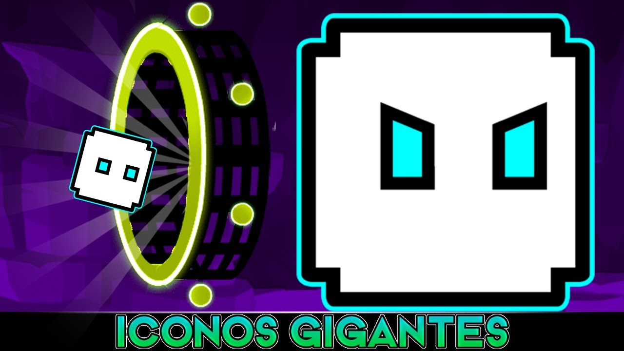 ¡LOS ICONOS GIGANTES EN UN DEMON! GEOMETRY DASH 2.1 - YouTube