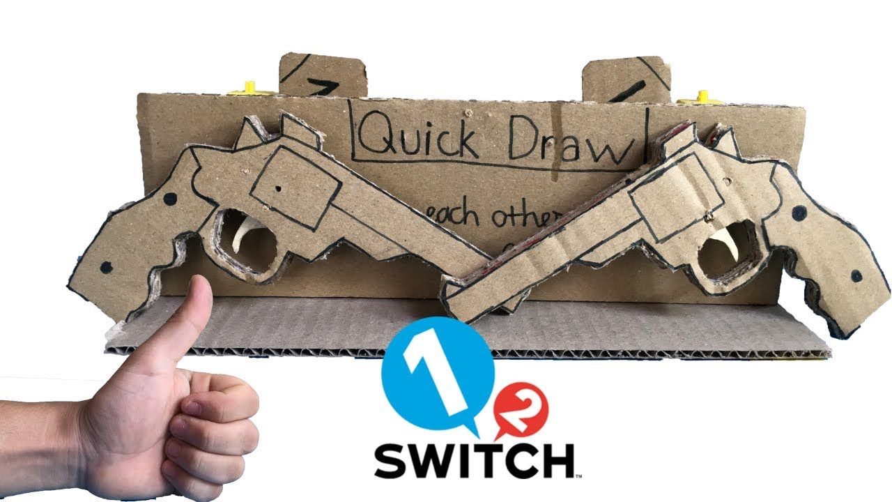 How to Make Quick Draw Game with Cardboard | DIY 1-2-SWITCH ...