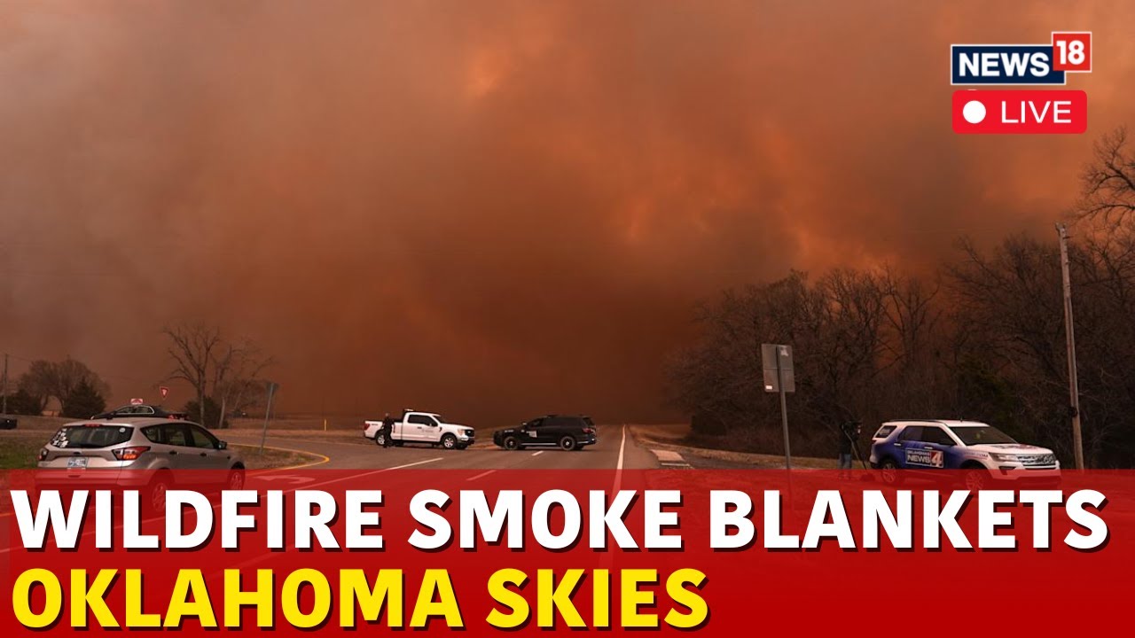 Oklahoma Wildfire LIVE | Wildfires Fueled By Dry Conditions Quickly ...