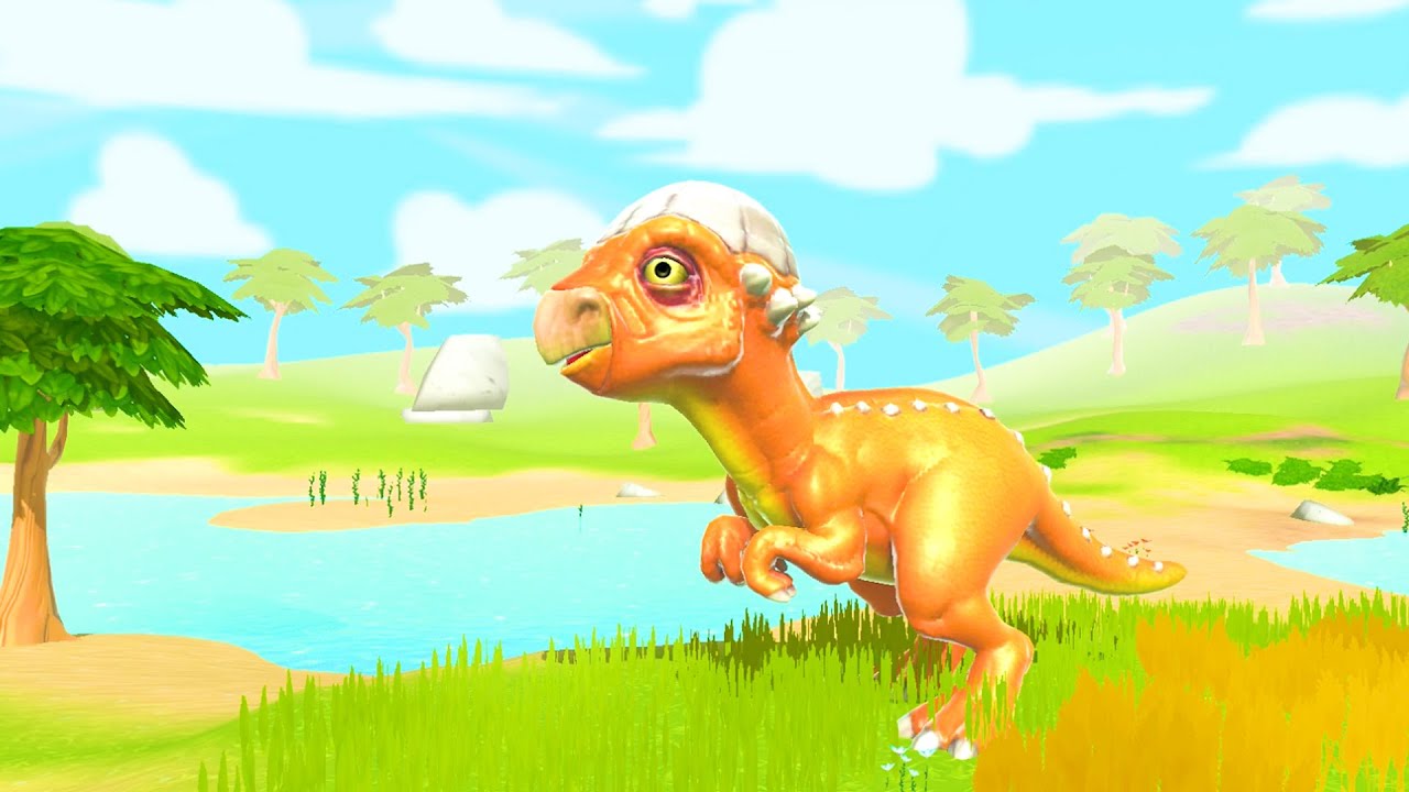 DINOSAUR GAMES: PACHYCEPHALOSAURUS VS T-REX, SPINOSAURUS, TRICERATOPS ...