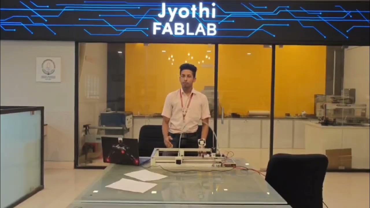 IDEA FORGE Innovator Devadath PR, 3rd Year Robotics and Automation Student with his Innovation ...