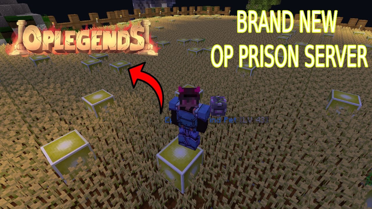 BRAND NEW OP PRISON SERVER! | OPlegends ep1 - YouTube