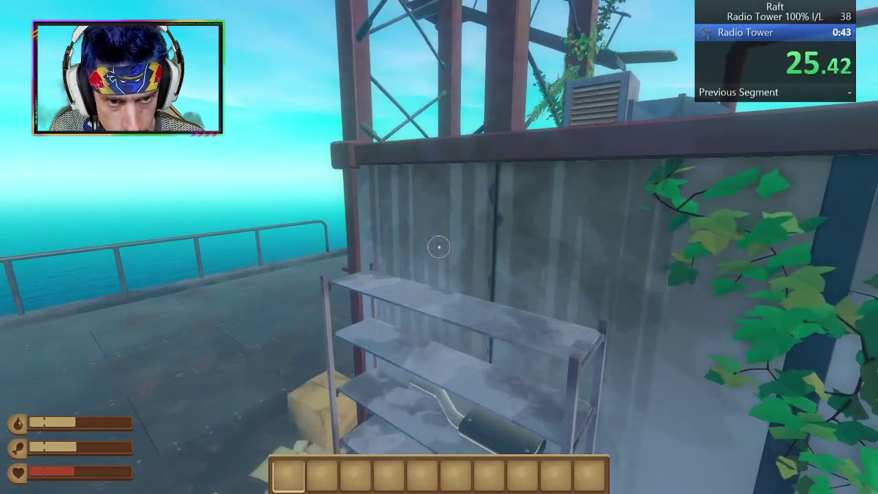 Raft Speedrun - Radio Tower 100% Notes I/L 41.08 - YouTube