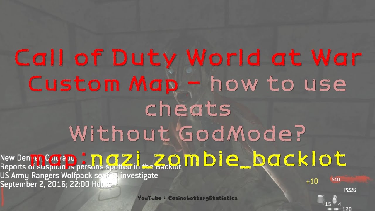 Call of Duty World at War Custom Map 14 - nazi_zombie_backlot How to ...