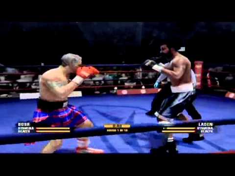 FIGHT NIGHT CHAMPION - GEORGE W BUSH VS OSAMA BIN LADEN - YouTube