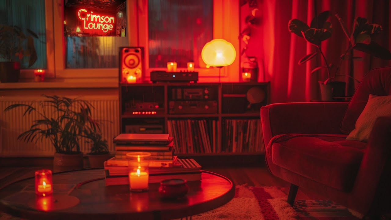 Crimson Lounge 🍷 | 1 Hour Red Room Lofi Beats to Chill, Study & Unwind ...