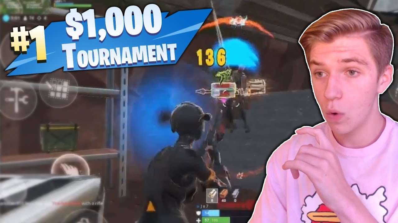 The BIGGEST Fortnite Mobile Tournament ever held! ($1,000 Prize) - YouTube