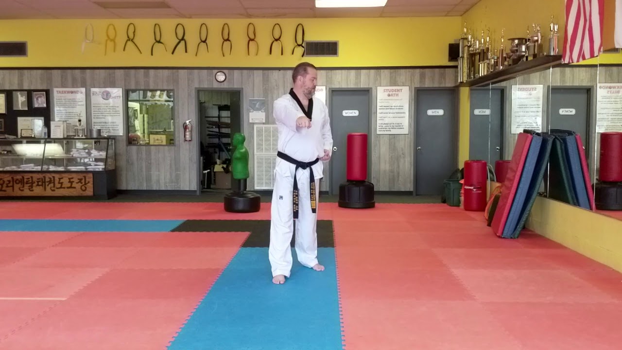 White Belt Form - Basic Form 1 - YouTube