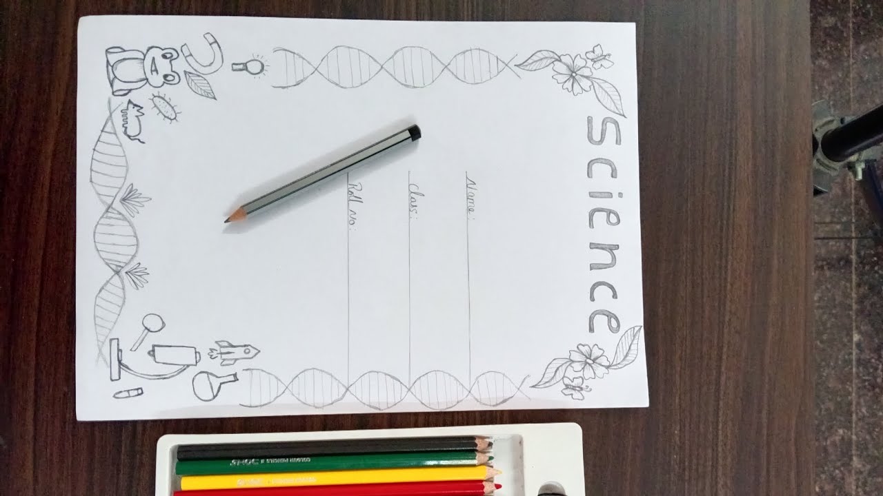 SCIENCE PROJECT BORDER DESIGN - YouTube