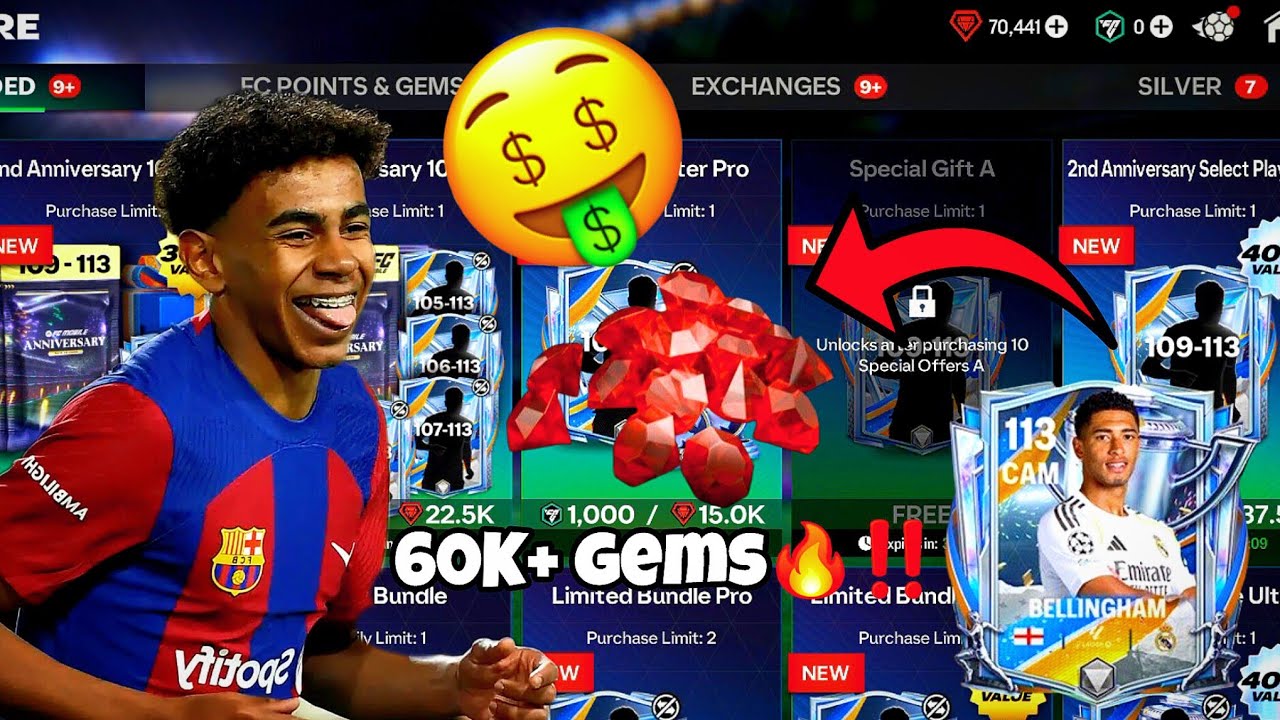 OMG My First FC Mobile 26 Gem Pack Opening Spent 60K+ Gems! Are the 2nd ...