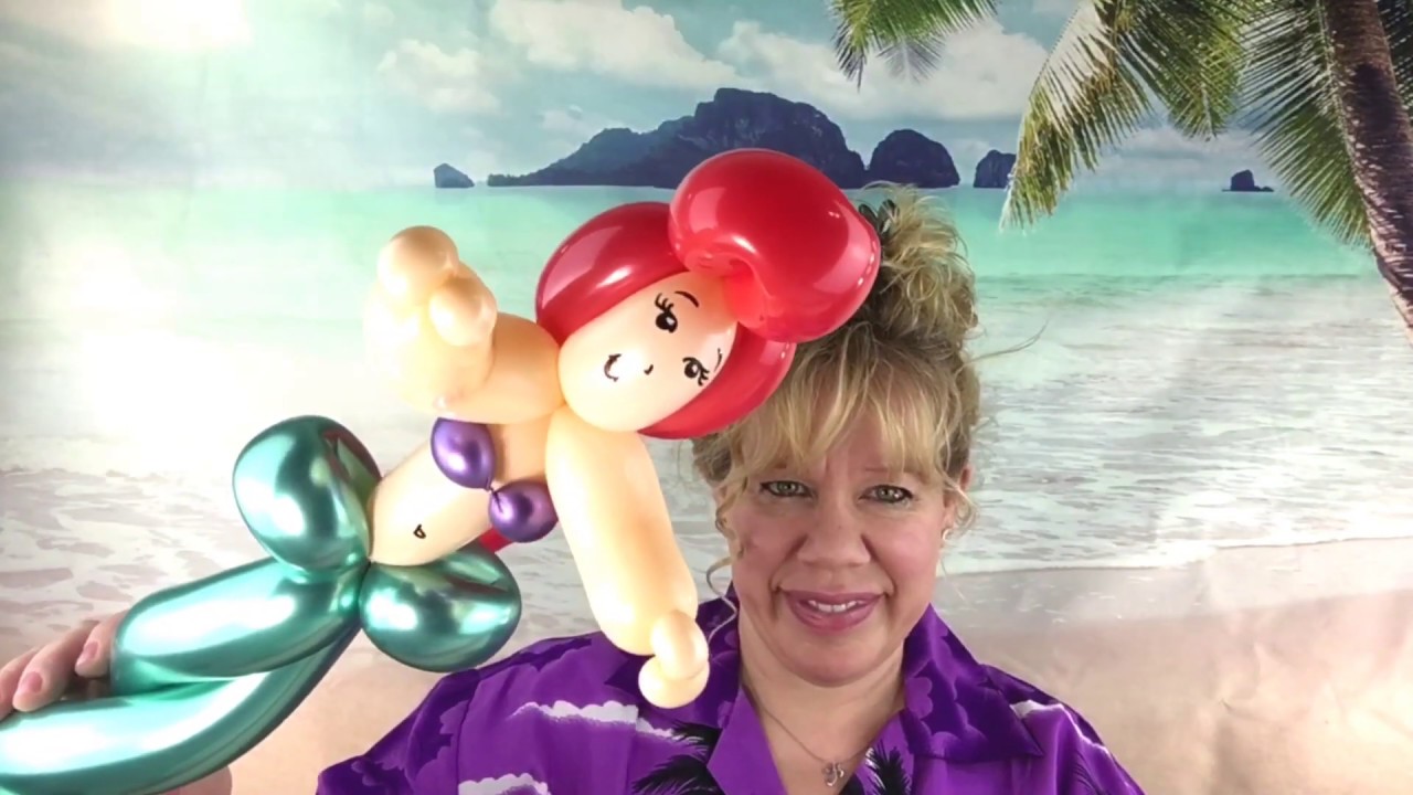Mermaid Twisted Balloon - YouTube