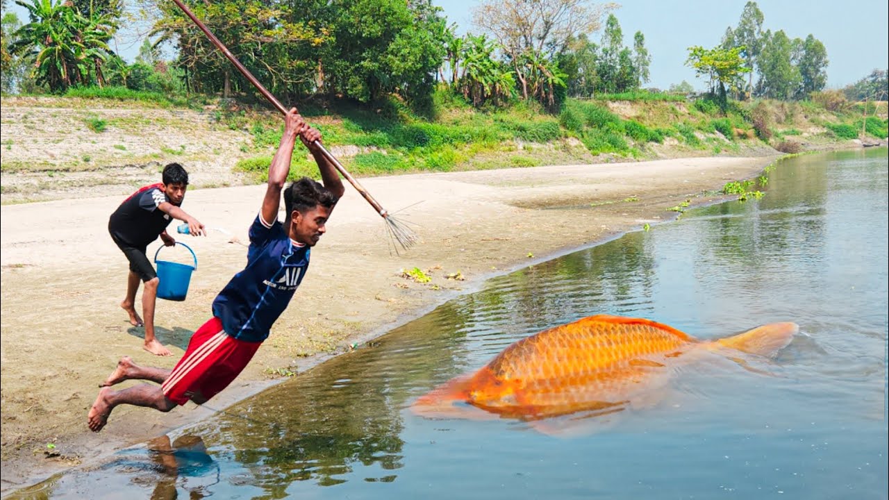 🥰Village Fast Crap Fishing Skill 2024 | Big Fish Catching By Kotch ...