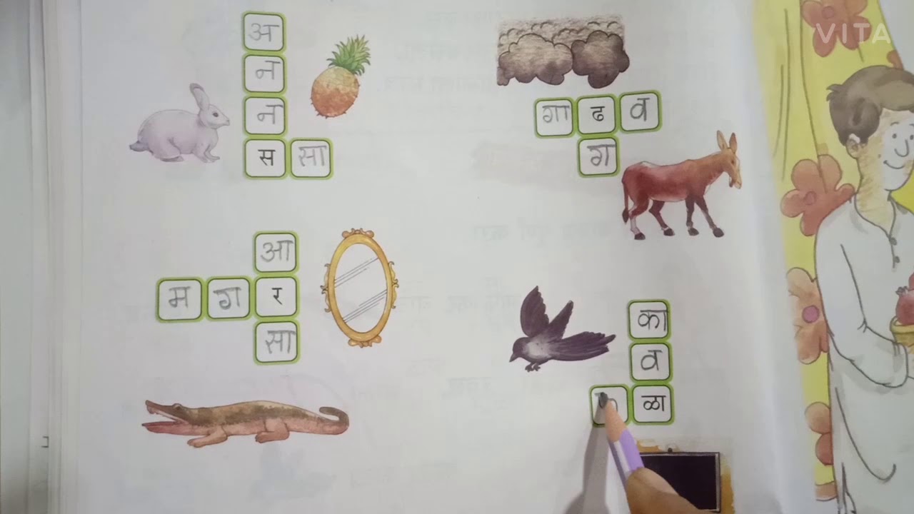 MARATHI CLASS- 2(CBSE)पाठ क्रमांक २.२ 'आ' चे स्वरचिन्ह - YouTube