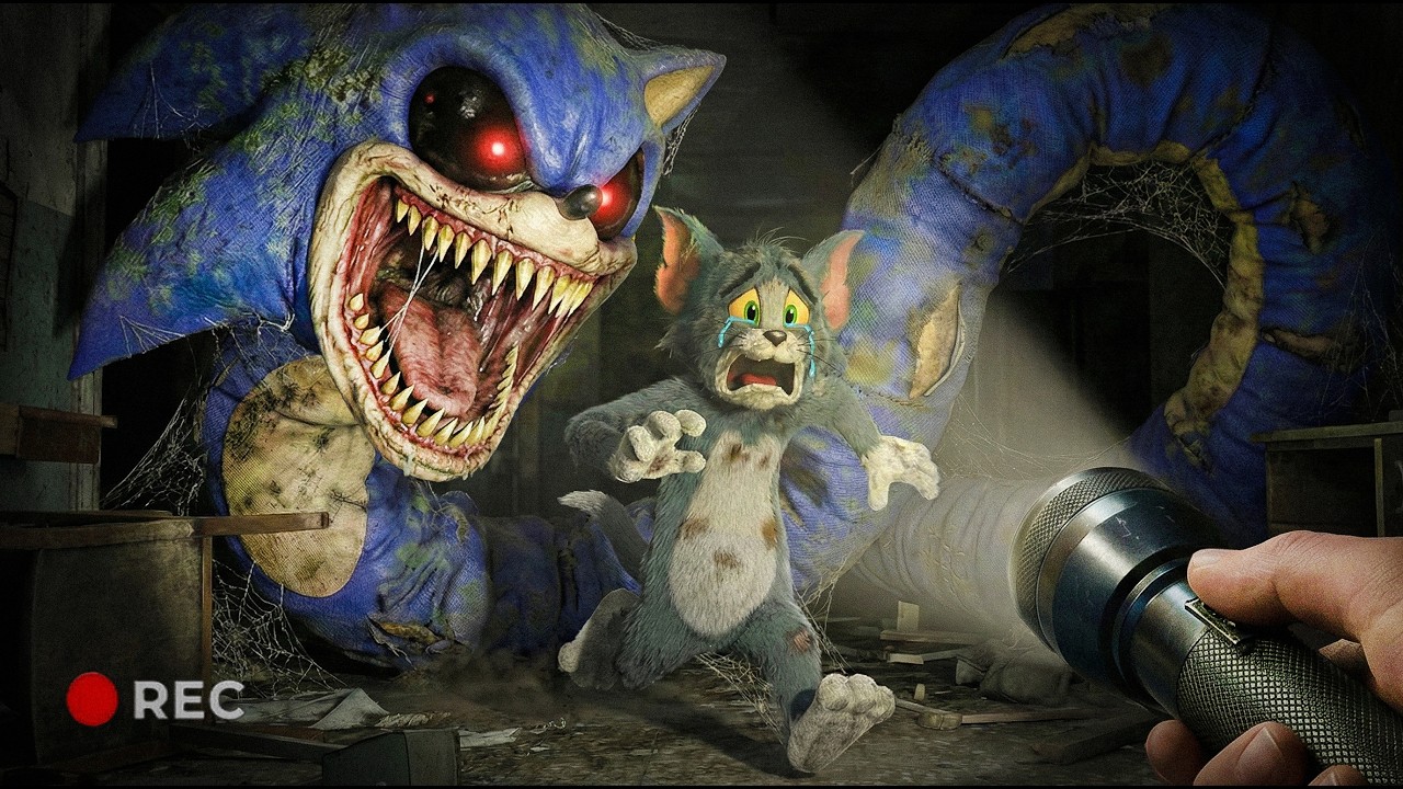 They FOUND a Secret Abandoned House of Cartoons (Infested by Sonic Worm ...