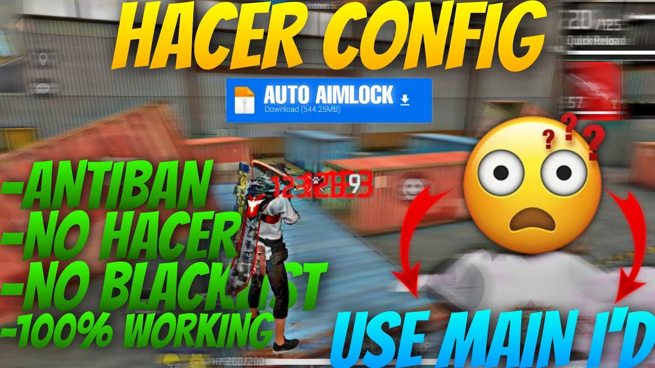 Auto Aimlock Config File⚙️ | Aimlock In Headshot Config File🎯 | FF Drag ...