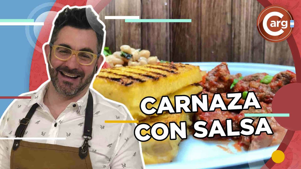 CARNAZA CON SALSA, POLENTA GRILLADA Y ENSALADA DE LEGUMBRES - YouTube