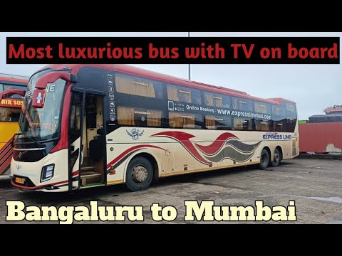 Bangalore to Mumbai Travelling in EXPRESS LINE Volvo 9600 - YouTube