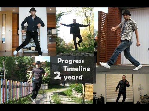 Dancing Progress Timeline - 2 years - YouTube