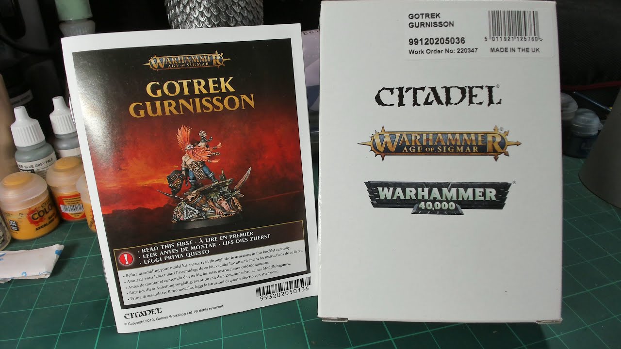 Gotrek Gurnisson Unboxing & Review For Age Of Sigmar By Games Workshop ...