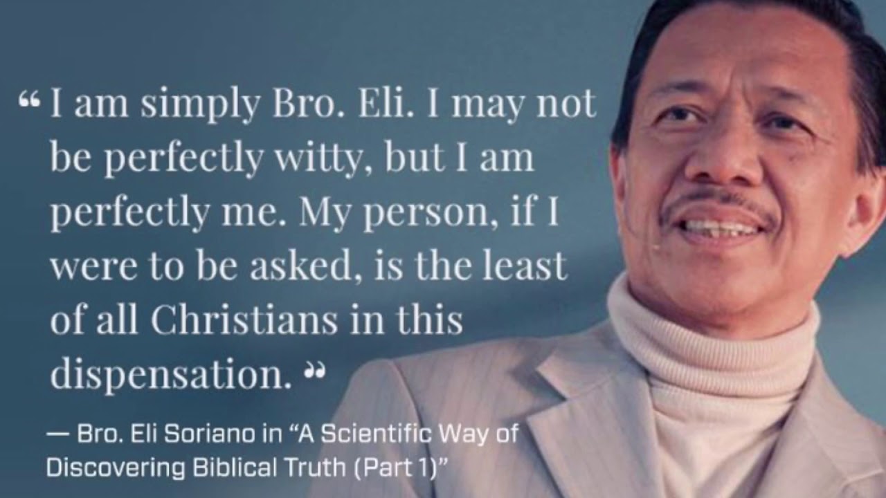 Bro. Eli Soriano - Memorable Quotes - YouTube