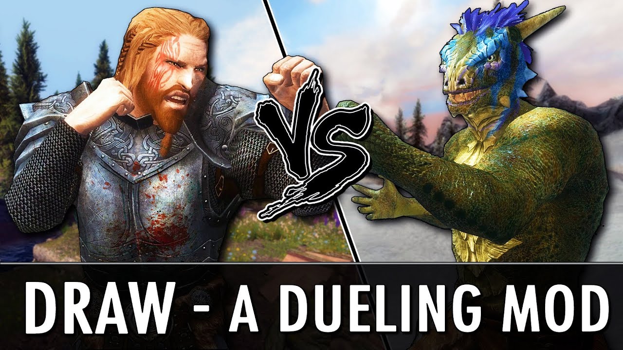 Skyrim Mod: Draw - A Dueling Mod - YouTube