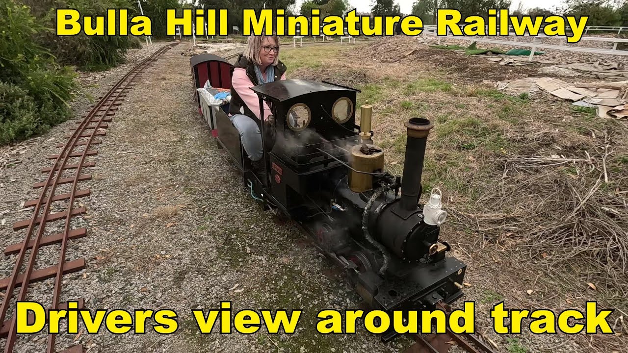 Drivers view, Bulla Hill Railway, Bulla, Victoria. April 2023 - YouTube