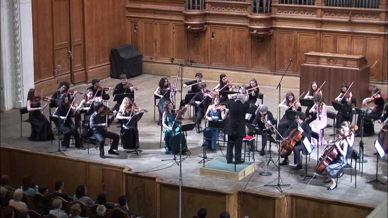 Elgar Introduction and Allegro, Op. 47 New Russian Quartet, Eduard Grach, Moscovia orchestra ...