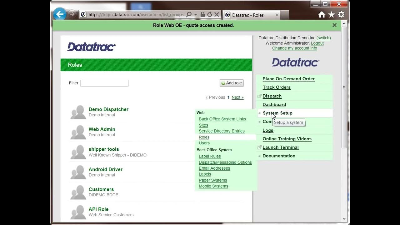 Datatrac Web Customer Order Entry Sites - YouTube