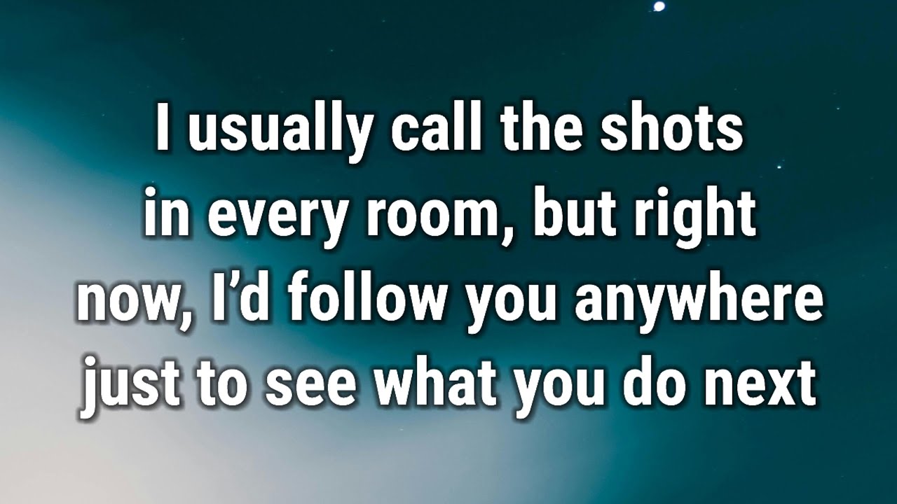💌 I usually call the shots in every room, but right now... - YouTube