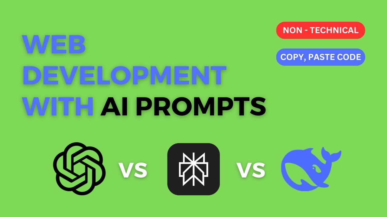 Beginner-Friendly Website Development with AI: ChatGPT vs Perplexity vs DeepSeek AI - YouTube