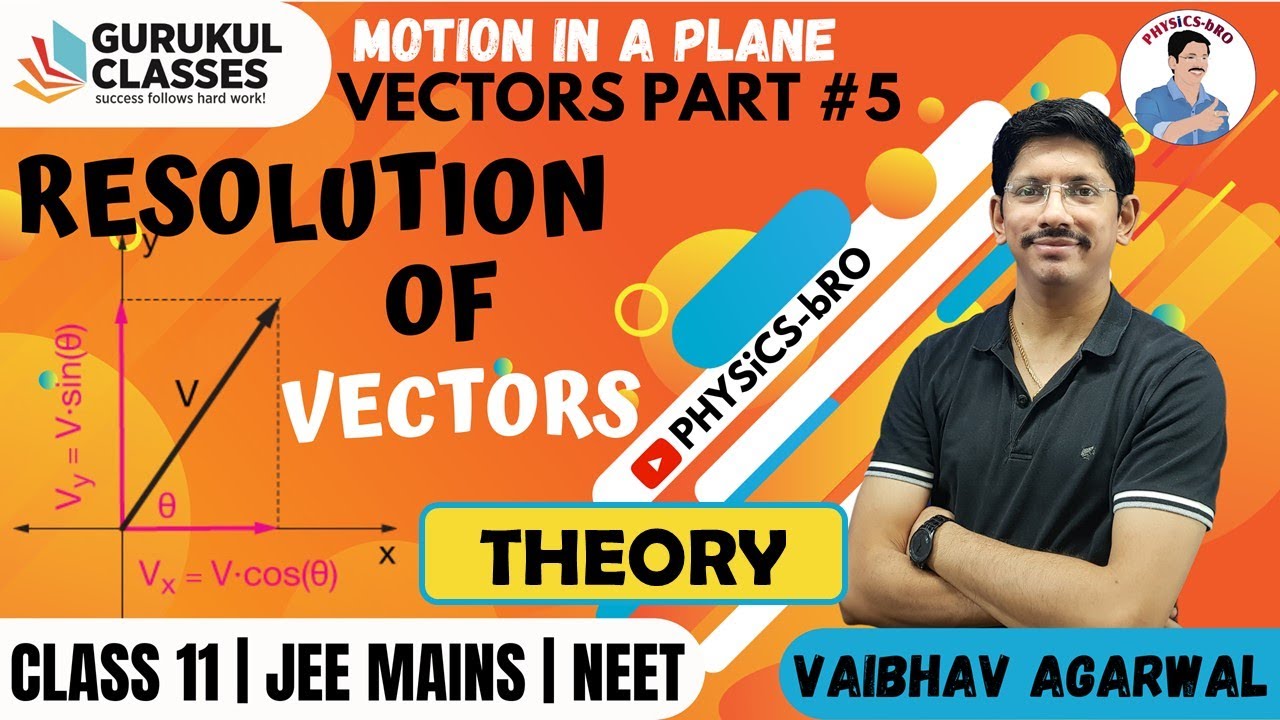 CLASS 11 VECTORS # 5 | RESOLUTION OF VECTORS (CONCEPTS) - YouTube