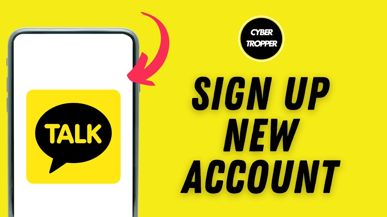 How to Sign Up for New Kakao Talk Account - YouTube