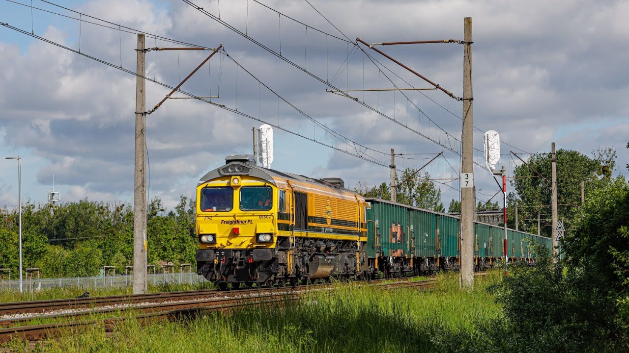 POTĘŻNE RP1! Jedyny w swoim rodzaju Class 66602 w żółtych barwach ...