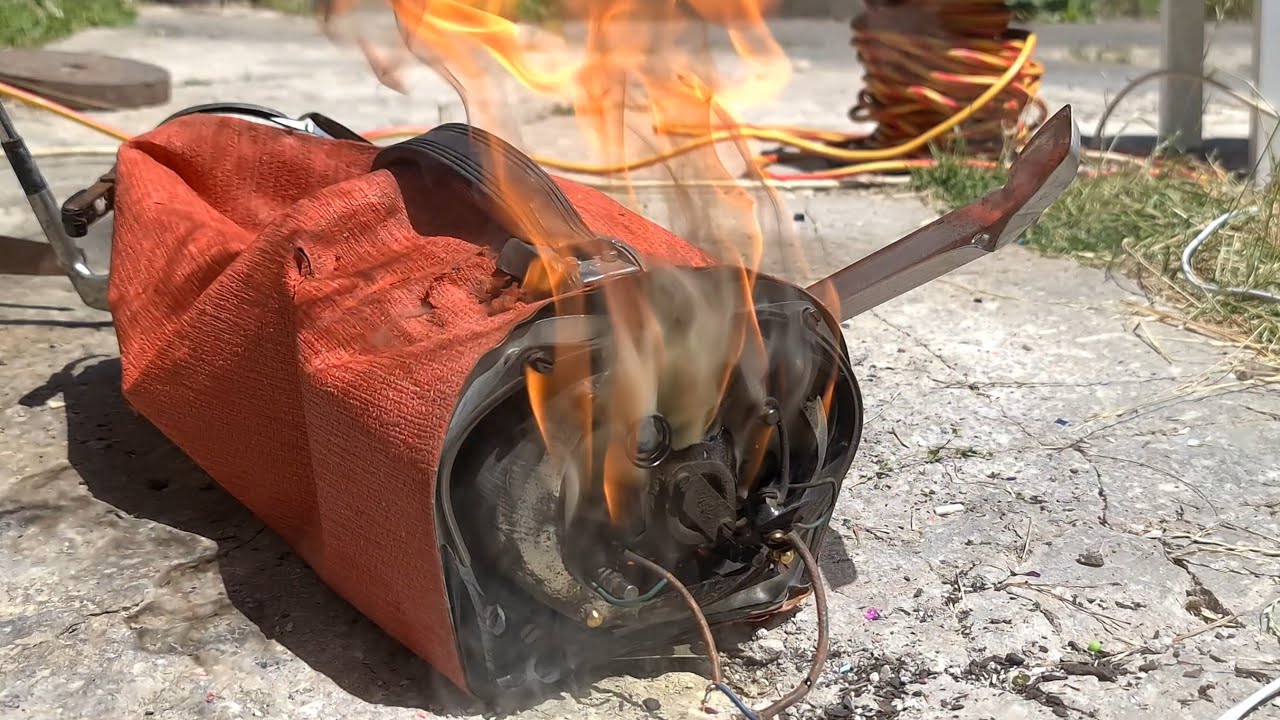 Antique 1938 Electrolux Canister Vacuum Destruction with Motor ...