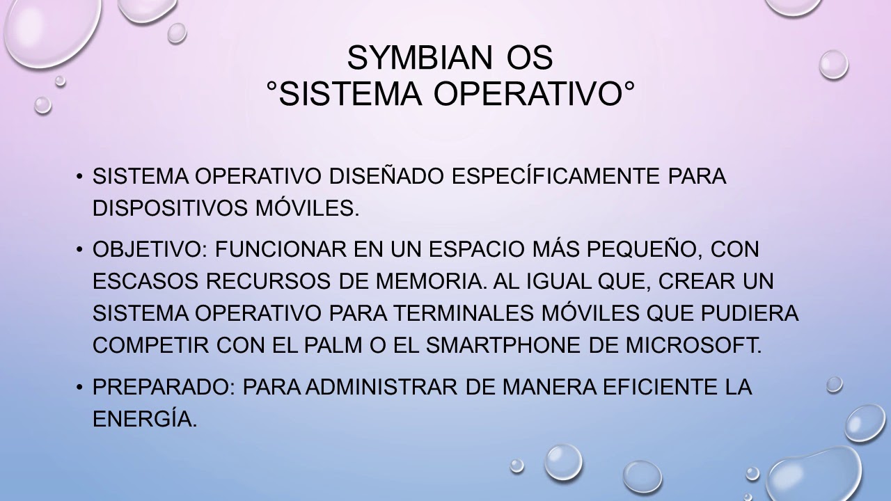 Sistema Operativo "SYMBIAN OS" - YouTube