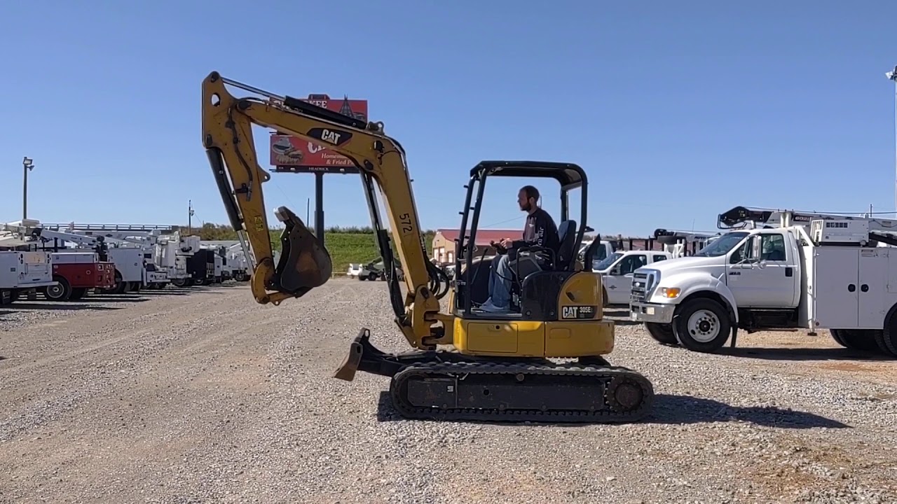 OT Truck and Tractor 15 305E Caterpillar Cat Track Steer Excavator ...
