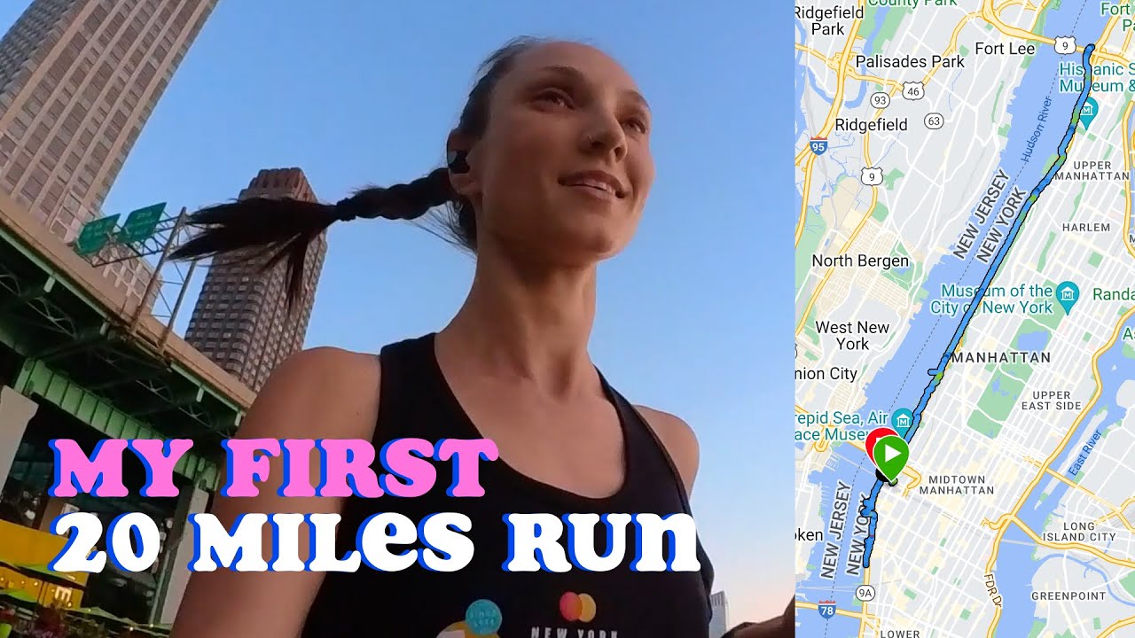 Running my first 20 miles | Marathon Training - YouTube