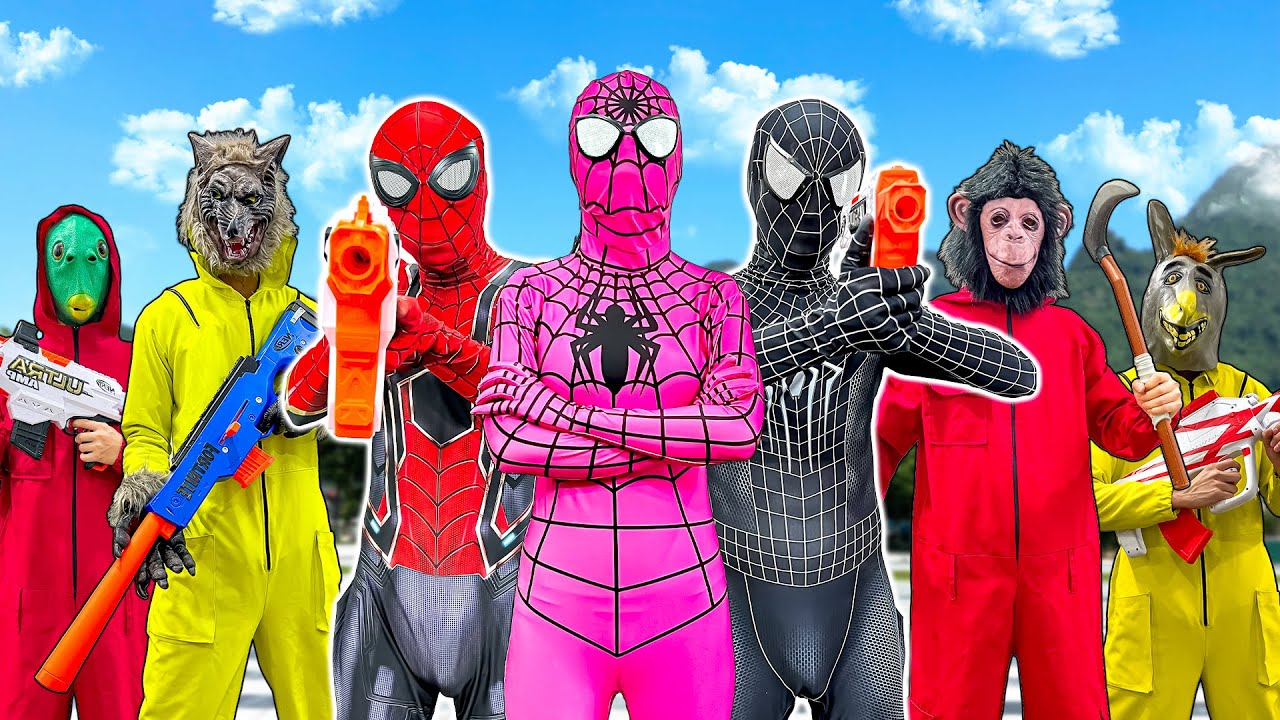 SUPERHERO's Story | GET SPIDER-MAN's HOUSE BACK | TEAM SPIDER-MAN vs ...