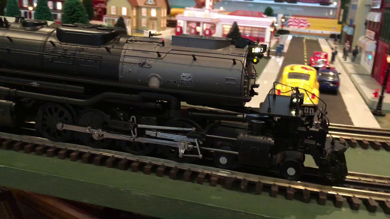 MTH Premier Big Boy #4012 (Whistle Steam) - YouTube