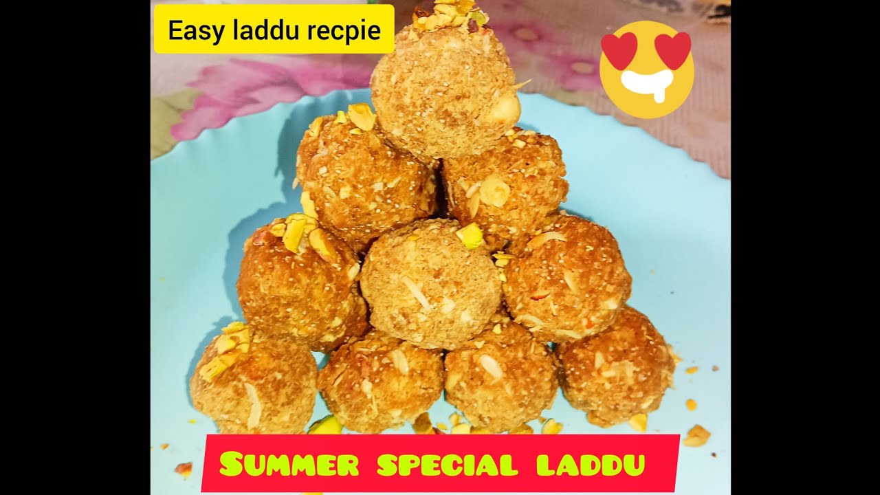 summer special🥰 laddu|simple luddu recipe|😋wheat flour luddu#cooking # ...