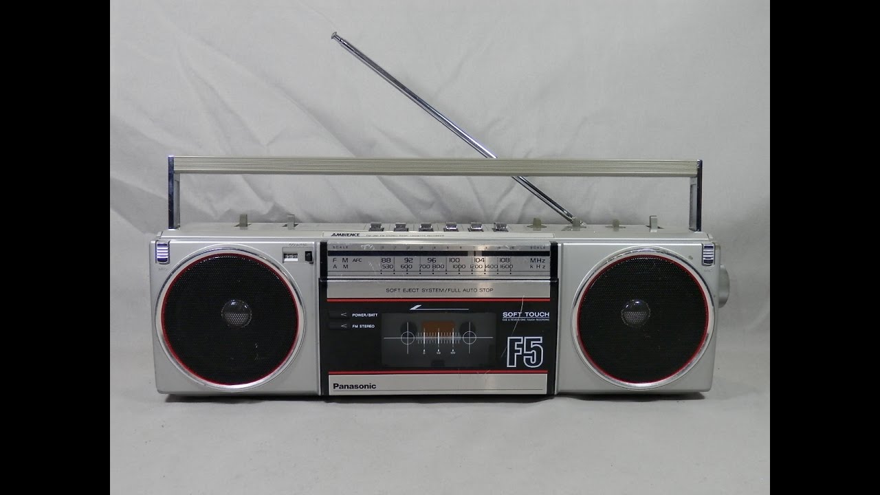 Vintage Panasonic F5 Radio FM Stereo Mini Ghetto Blaster VERY RARE ...