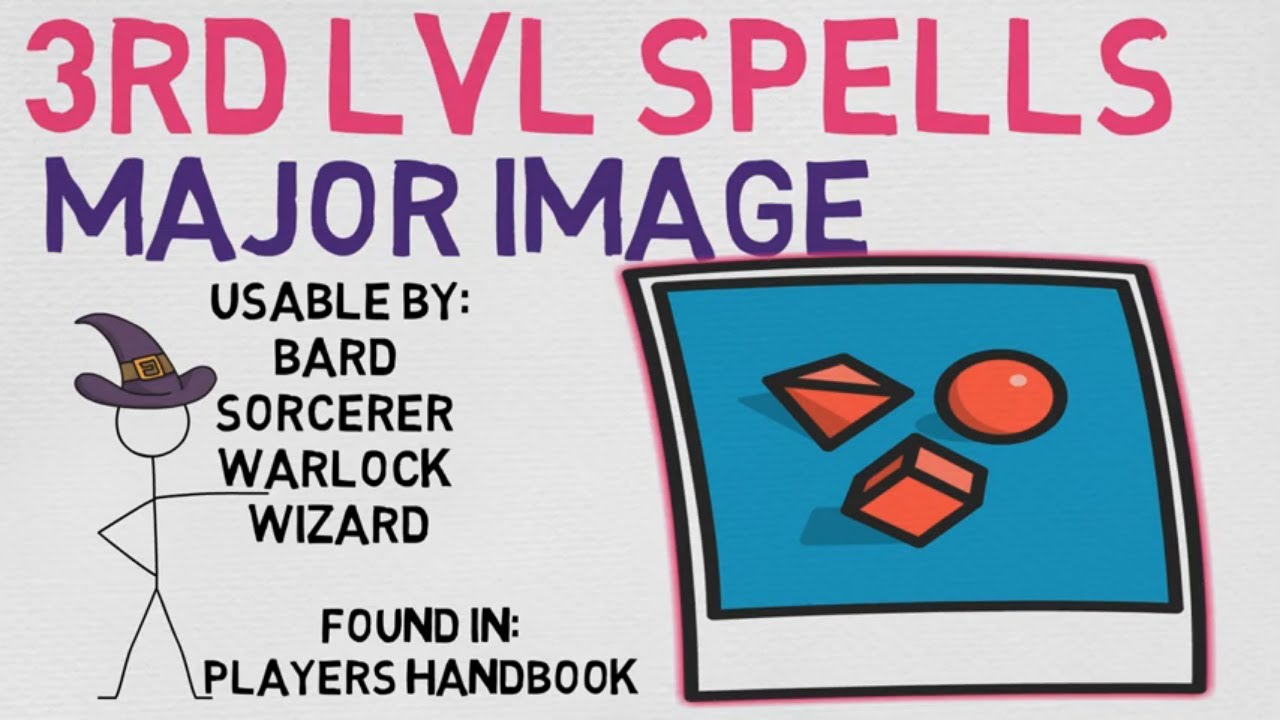 3rd Level Spell #37: Major Image (DnD 5E Spell) - YouTube