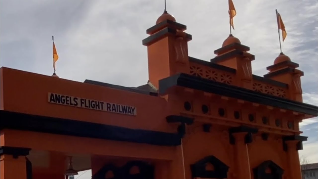 Angels Flight Railway - the world’s shortest railway! #angelsflight # ...