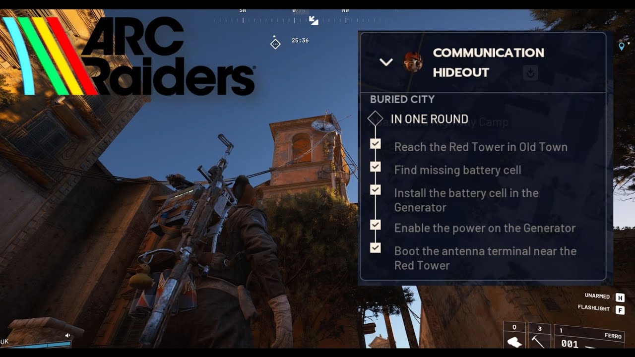 Where is the battery cell - Communication Hideout - ARC RAIDERS - YouTube