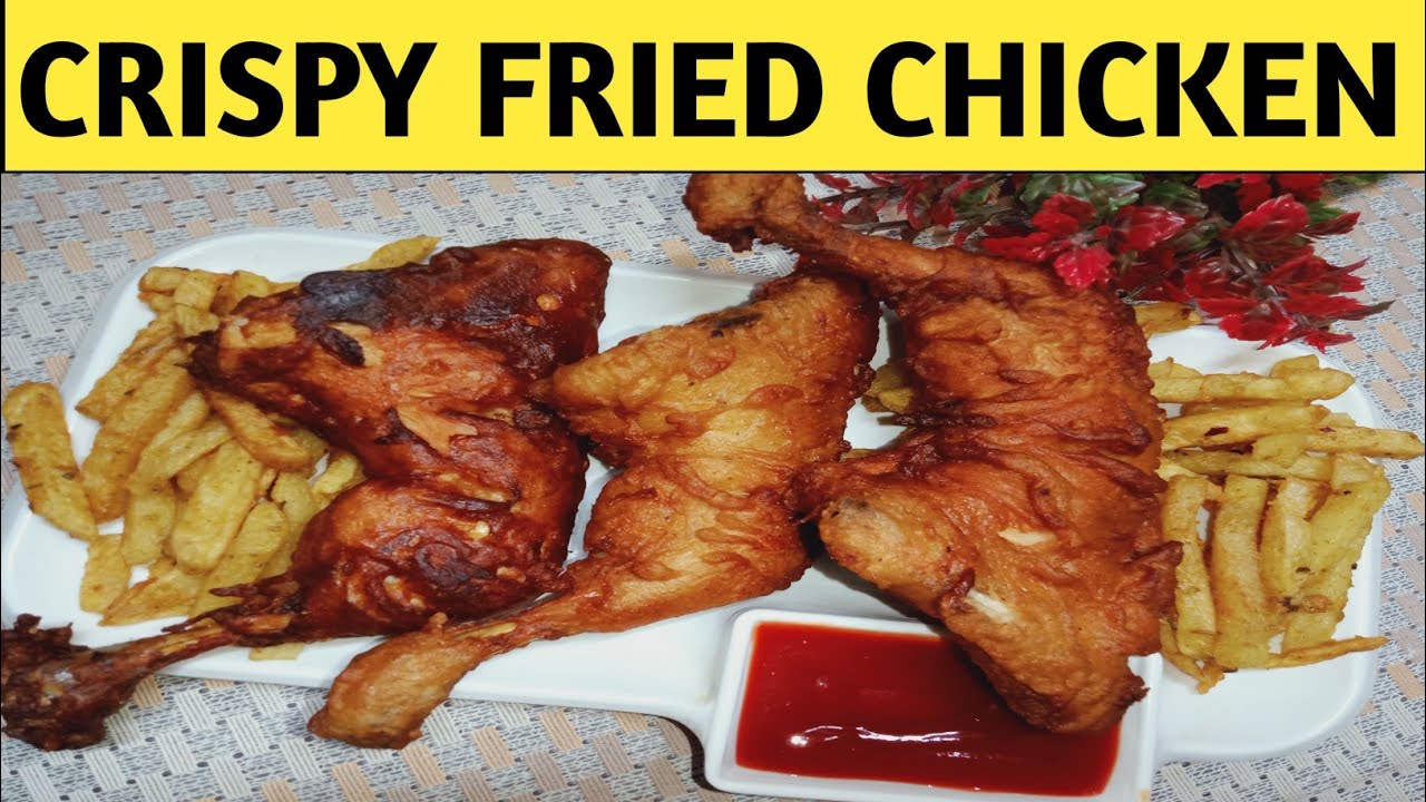Crispy style fried chicken || Crispy fried chicken by Amna Rehan - YouTube