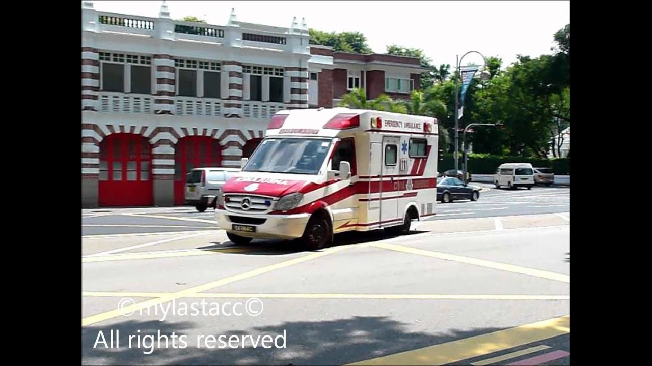 SCDF - Ambulance Call - A111 - YouTube