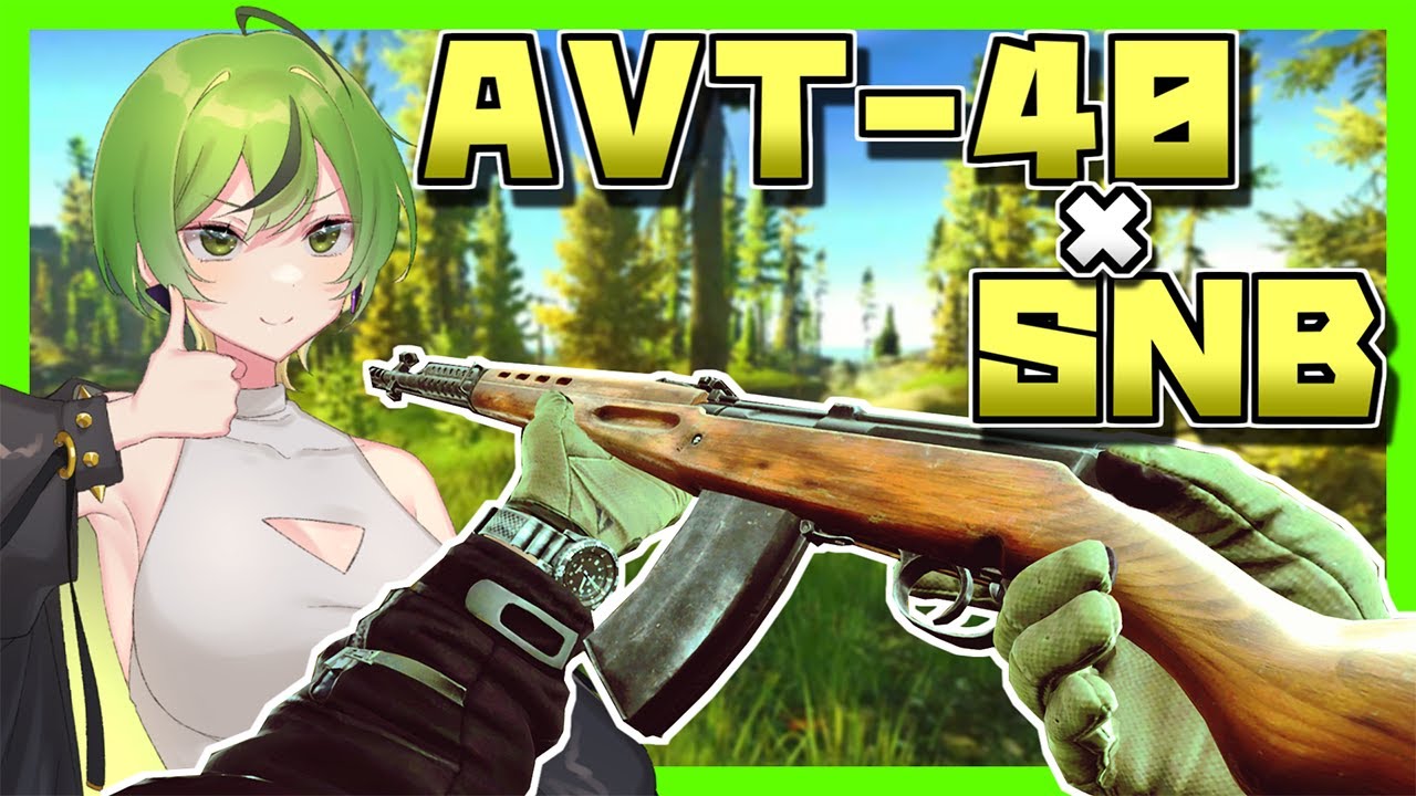 【EFT/タルコフ】AVT-40にSNBを詰めてフルオートで撃てば強いんじゃないか？【VOICEROID実況】#144 - YouTube