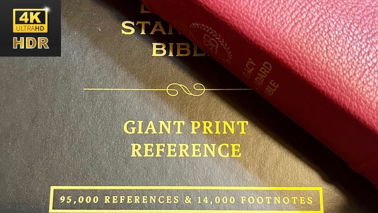 First Look: LSB Giant Print Reference (Burgundy Goatskin, Thumb ...