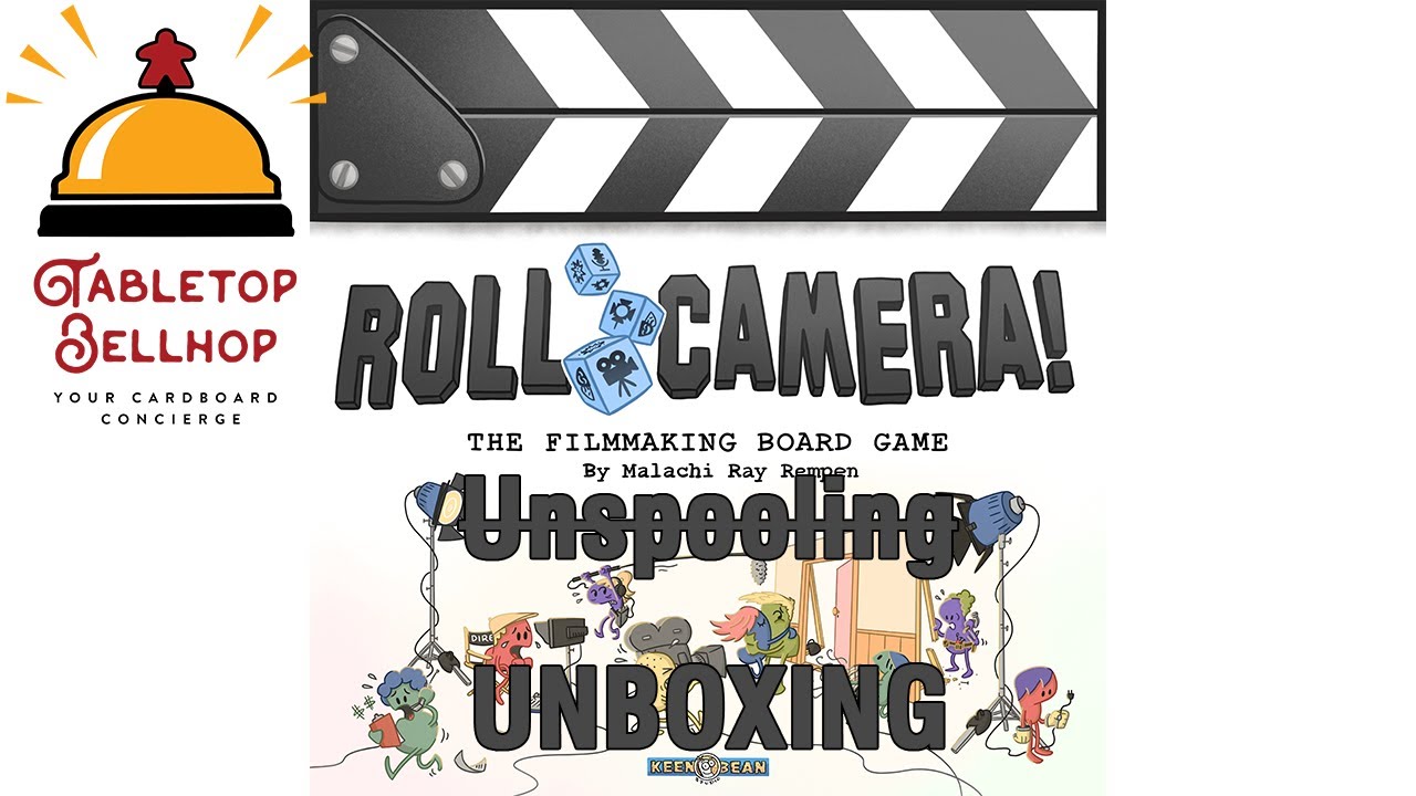 #Unboxing Roll Camera! The Filmmaking Board Game, a dice driven ...