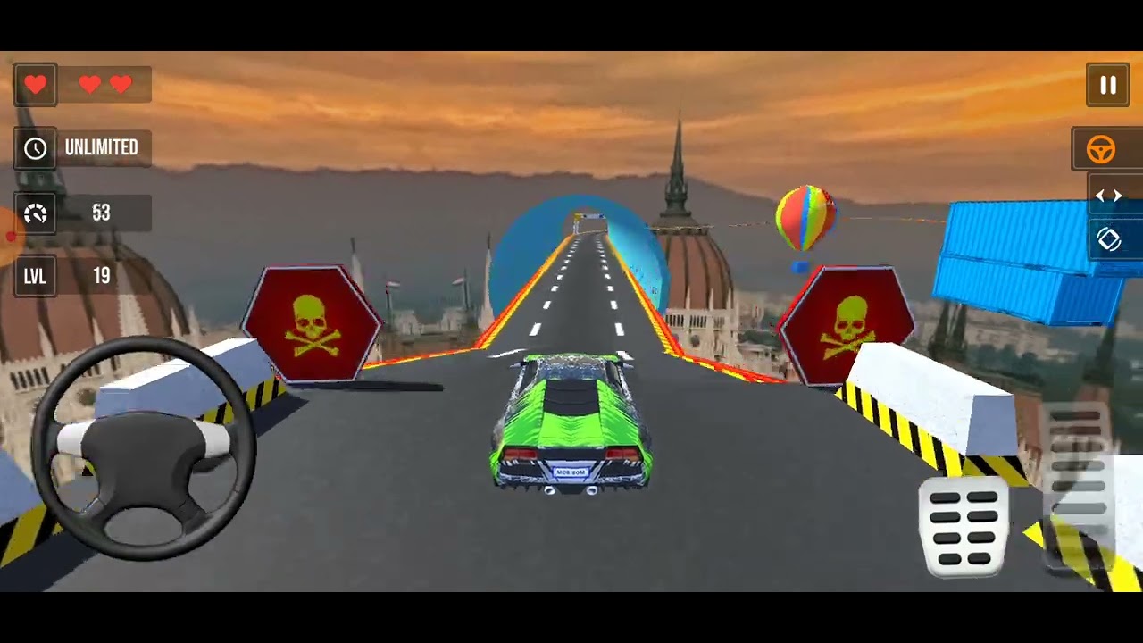 Maga car race all levels game play #gaming #games #3dgameplay - YouTube